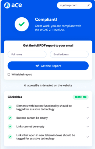 aCe Checker Review - A Web Accessibility regulations tool